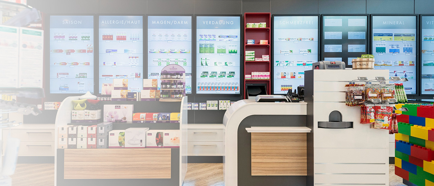 Klindwort Apotheke im LUV, Lübeck - BD Rowa - Vmotion, iProLog, Kühlschrank